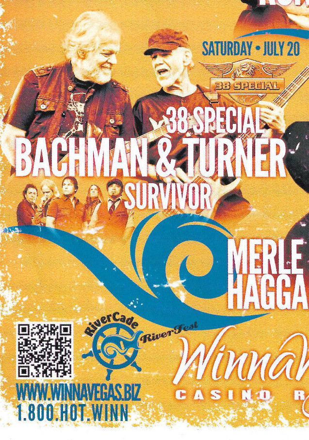 Survivor,BTO,38Special,BrandySmokey Robinson,Merle Haggart,RiverFest ...