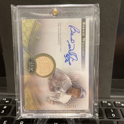 2022 Topps Tier One Bernie Williams Autograph Relic #76/99 Yankees | eBay