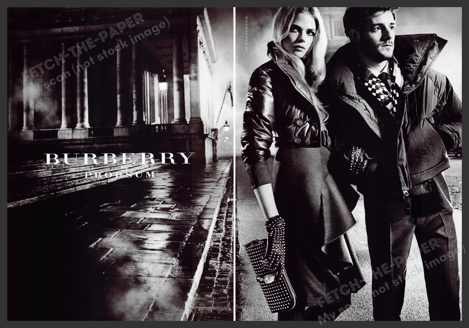 Burberry Prorsum Gabriella Wilde and Roo Panes 2010s Print Ad (2 page ...