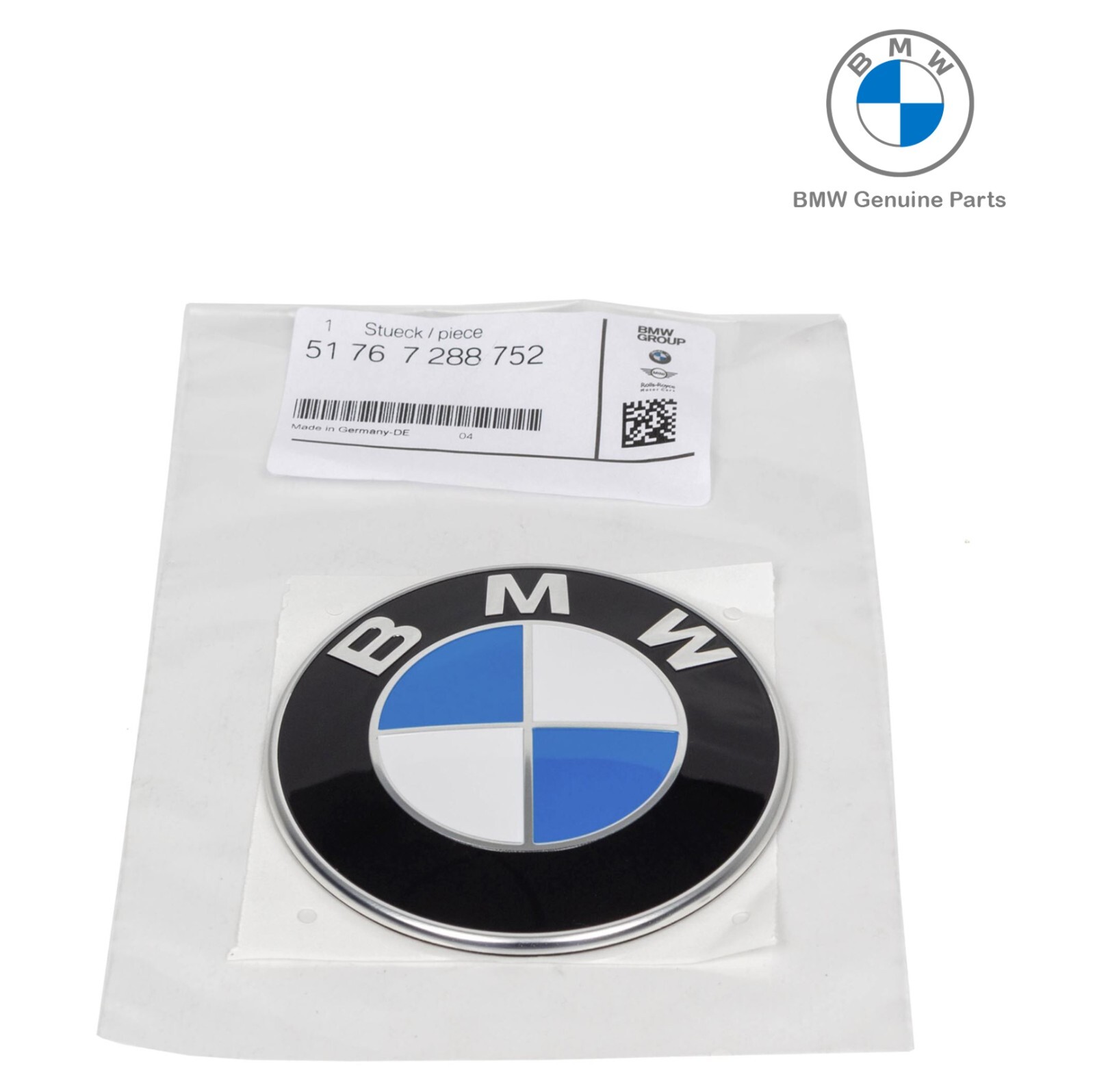 Genuine BMW Front Hood Emblem Badge F30 F32 F32 F33 F36 F80 M3 F82 F83 ...