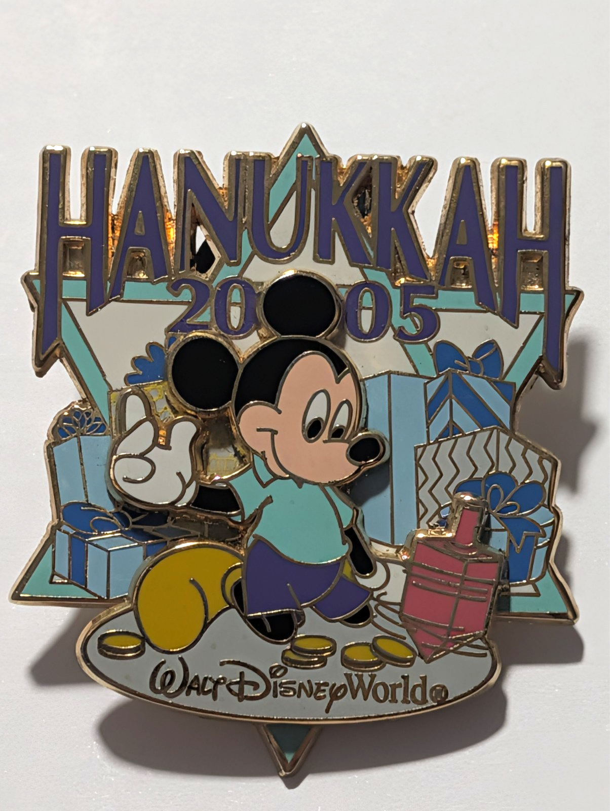 DISNEY WDW Mickey Hanukkah 2005 pin Limited Edition 1 of 1500 Rare | eBay