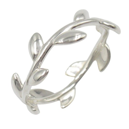 TIFFANY＆CO Olive Leaf Ring Silver925 Used women US size 5.25 | eBay