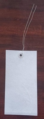#8 Tyvek Tags White, 6-1/4" x 3-1/8", With Wire, 200 / Pack | eBay
