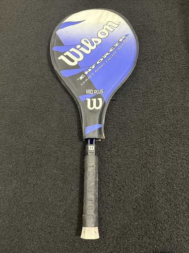 Wilson Enforcer Tennis Racket Series 6000 Mid Plus w/Case L3 41/4 L2 | eBay