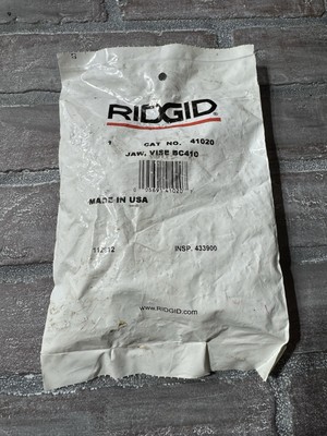 New Ridgid 41020 450 Tristand vise jaw BC410 Rare No Ridges For PVC ...