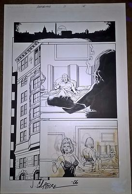 Armorines #0 Page 15 Original Ink art Jim Calafiore & Rod Ramos Valiant ...