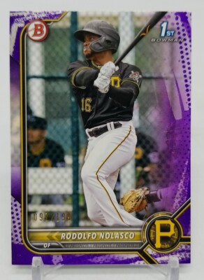 2022 Bowman Prospect RODOLFO NOLASCO 1st Bowman Purple /199 Pittsburgh ...