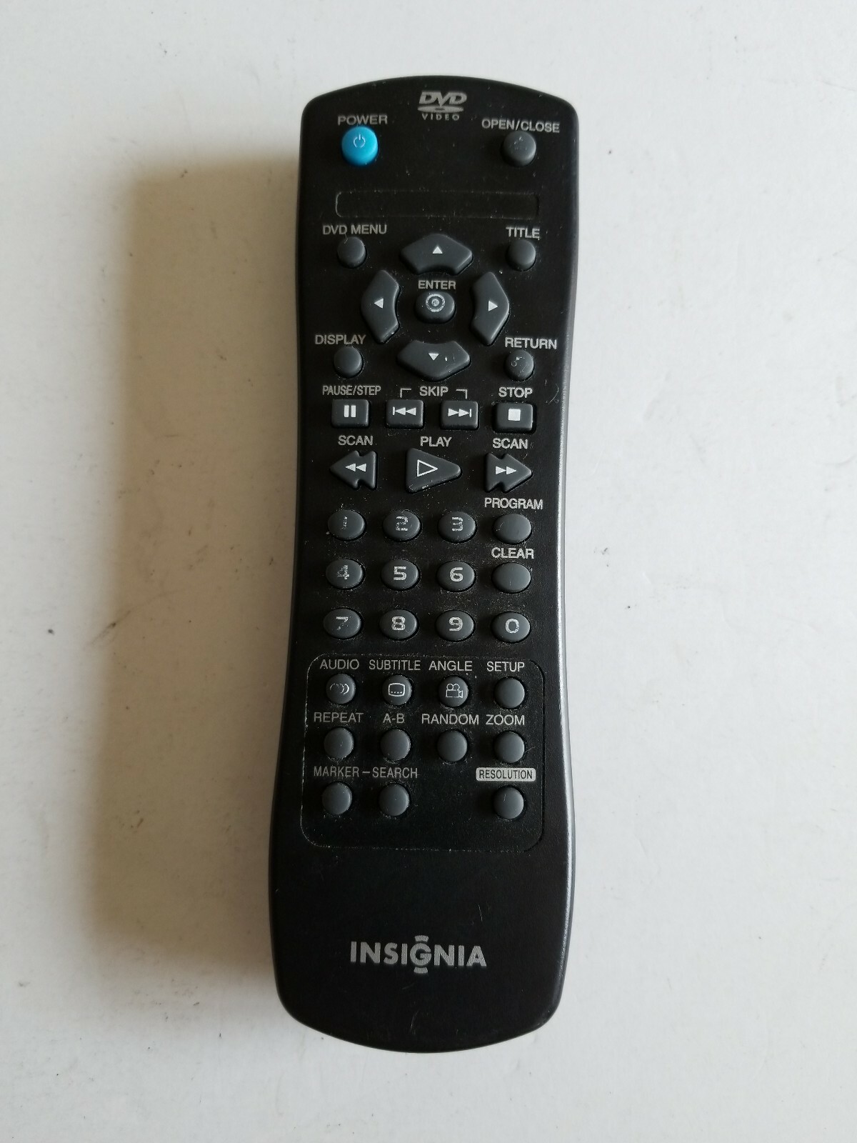 Insignia Dvd Video Remote Control Model # A114 OH/S 1-3 Tested | eBay