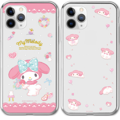 My Melody Variety Clear Jelly Case for iPhone X XS XS Max XR 7/8/SE2 ...
