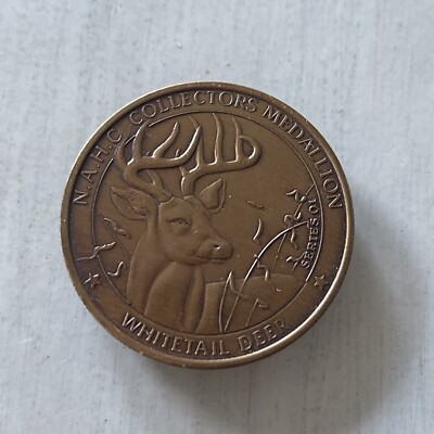 North American Hunting Club Whitetail Deer 38mm Brass Coin Token Hunter ...