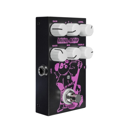 M-VAVE MINI-AMP Pre-amp Simulation Guitar Effect Pedal 3-Gear EQ ...