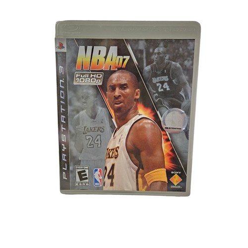 NBA 07 PS3 Video Game Kobe Bryant Sony PlayStation 3 Sports Basketball ...