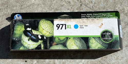 HP 971XL Cyan High Yield Original Ink Cartridge (CN626AM) | eBay