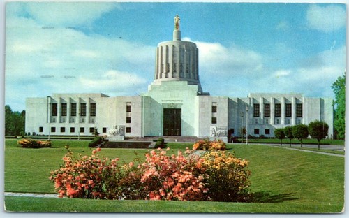 Postcard - Oregon State Capitol Building - Salem, Oregon | eBay