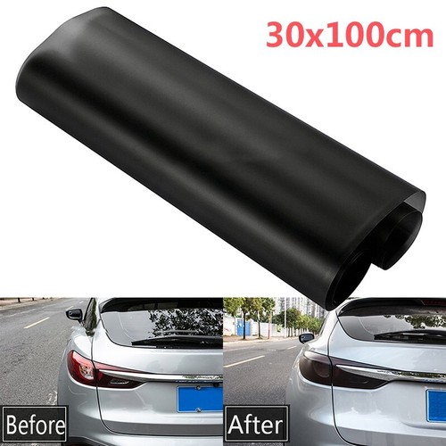 Automotive Matte Black Vinyl Film 30x100cm UV resistant and Easy to ...
