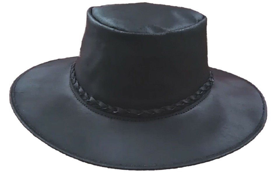 MOUNTAIN MAN RONDEZVOUS JEREMIAH JOHNSON HAT TRAPPER HUNTER LEATHER ...