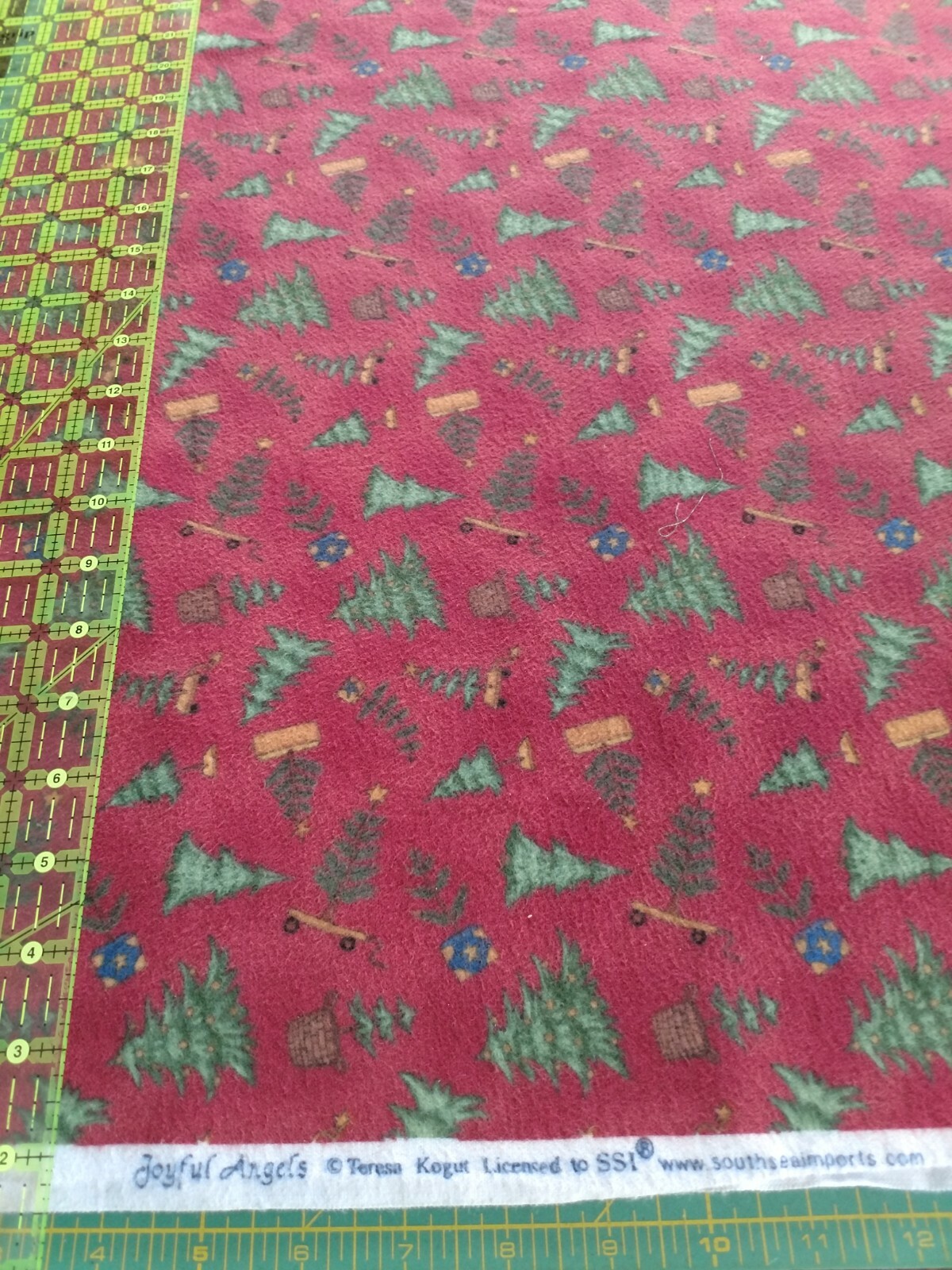 3/4 yard Joyful Angels by Teresa Kogut Southseas Import.Quilt shop ...