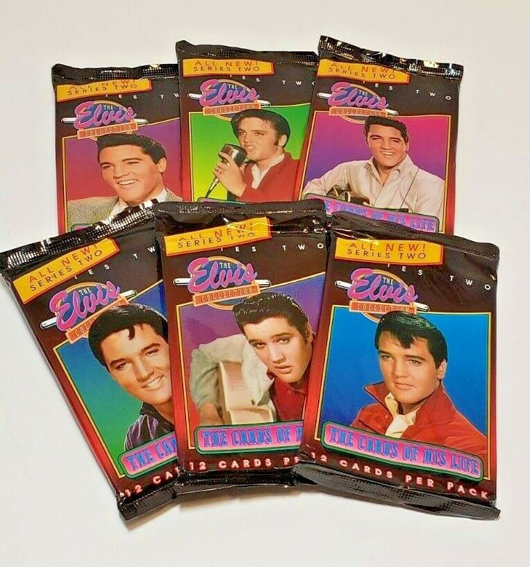 6 PACKS- 1992 Elvis Collection : Series 2 Cards of His Life - 12 cards ...