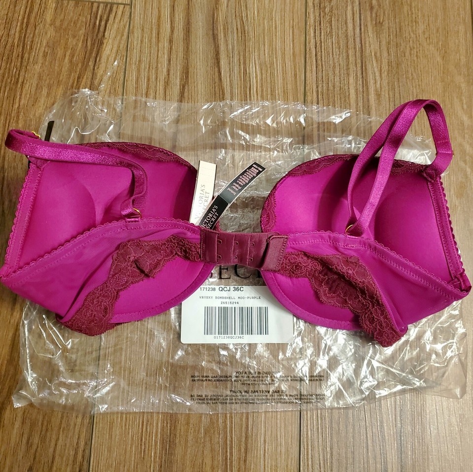 NWT Victoria's Secret Very Sexy Bombshell Push-up Bra Size 36C | eBay