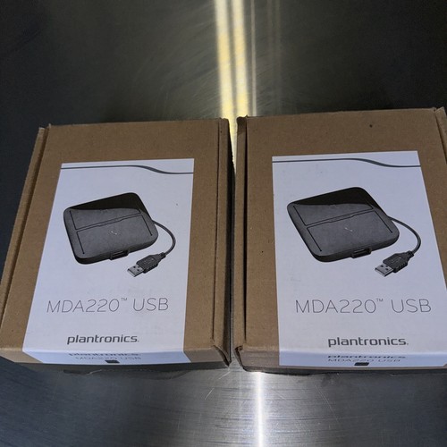 (Lot Of 2) Plantronics MDA220 USB Part Number 207414-03 Headset Phone ...