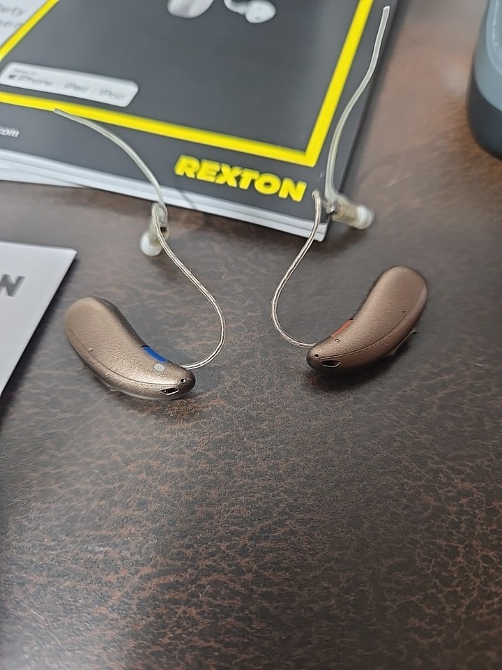 Rexton M-Core R-LI Hearing Aids Pair With Charging Case Rarely Used ...