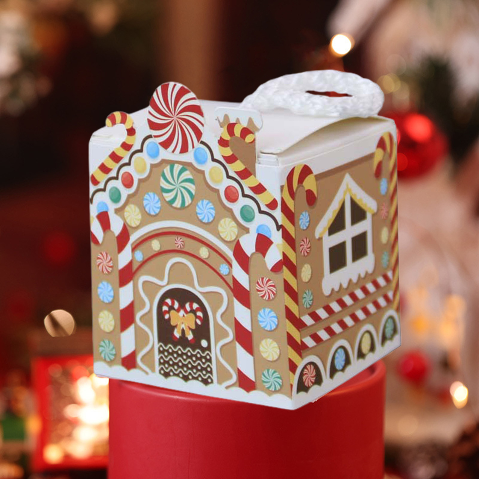 Holiday Gift Packaging Boxes Cookie Wrapping Box Colorful Cartoon Print ...