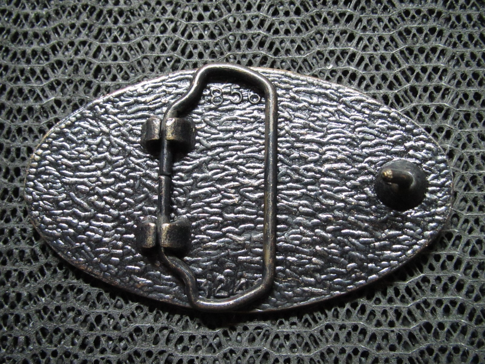 1874 STEAM LOCOMOTIVE TRAIN BELT BUCKLE! VINTAGE! 198… - Gem