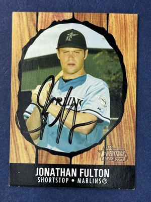 Jonathan Fulton Autograph Signed 2003 Bowman Heritage Marlins | eBay