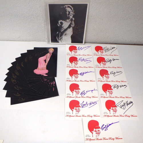 Lot of (23) RUSTY WARREN Autograph/Signed 8x10 Photo & Postcards ...