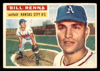 1956 Topps Baseball #82 Bill Renna PR *h1 | eBay