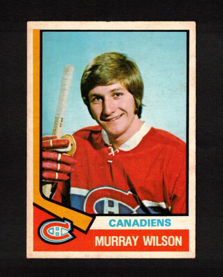 1974-75 MURRAY WILSON #359 ROOKIE OPC Montreal Canadiens 4 CUPS Star ...