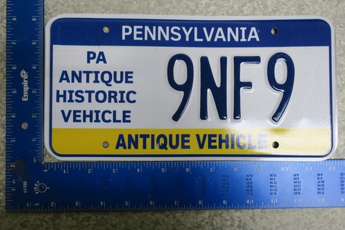 Pennsylvania License Plate Pa Antique Historic Car Tag #9nf9 | eBay
