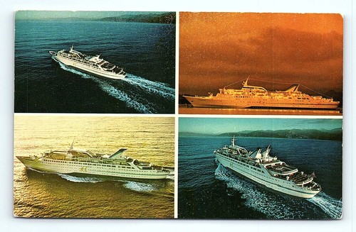 Postcard Nowegian Caribbean Lines Original Fleet Cruise Ships MS ...