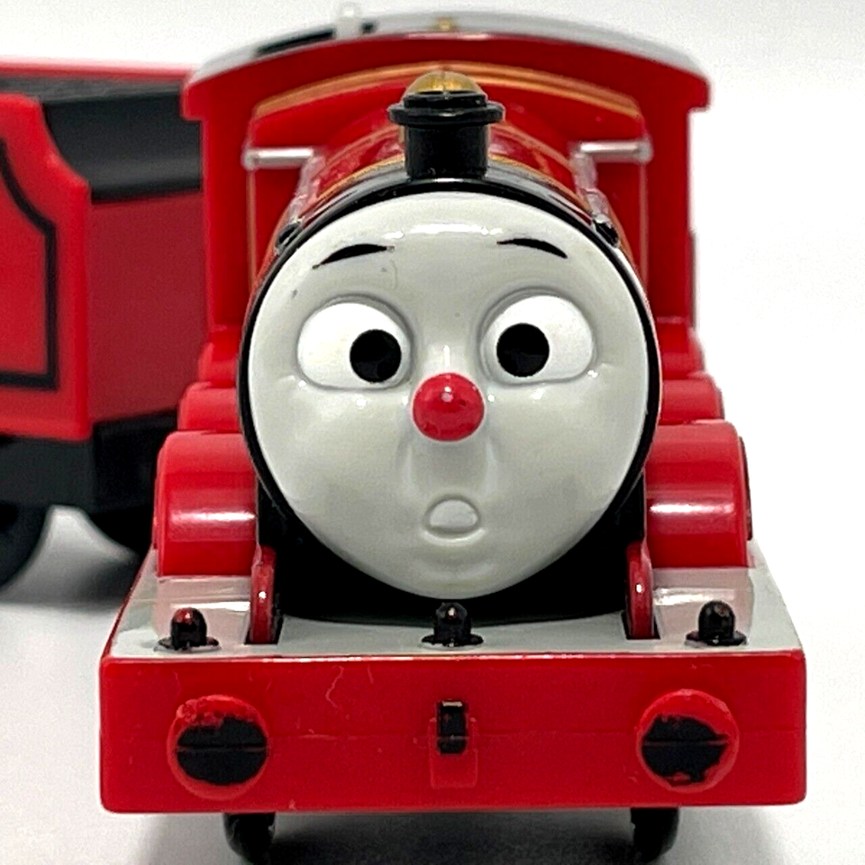 Thomas & Friends Plarail Trackmaster Motorized James Red Nose Engine ...