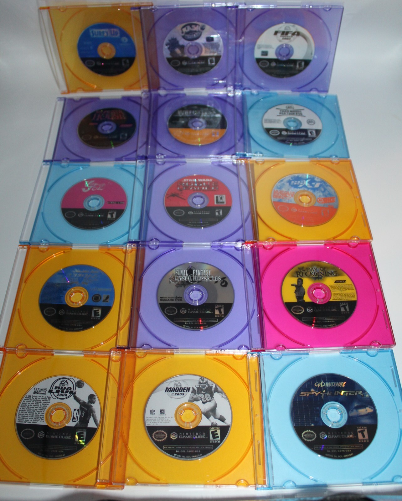 Lot Bundle Set of 15 Games Gamecube GC Discs Only Tested Working WWE ...