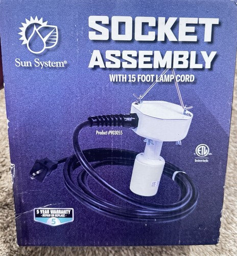 Sun System Socket Assembly With 15ft Cord | eBay