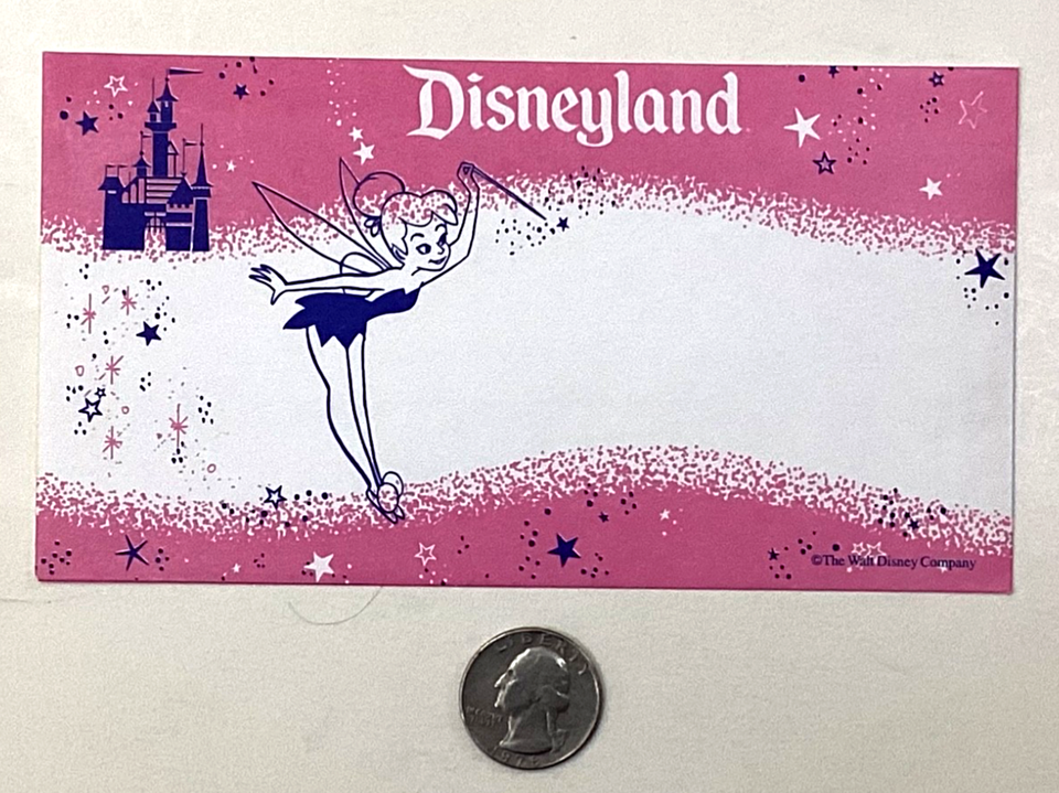 Disney ONE each Tinkerbell/ Disney Dollars Currency With Character gift ...