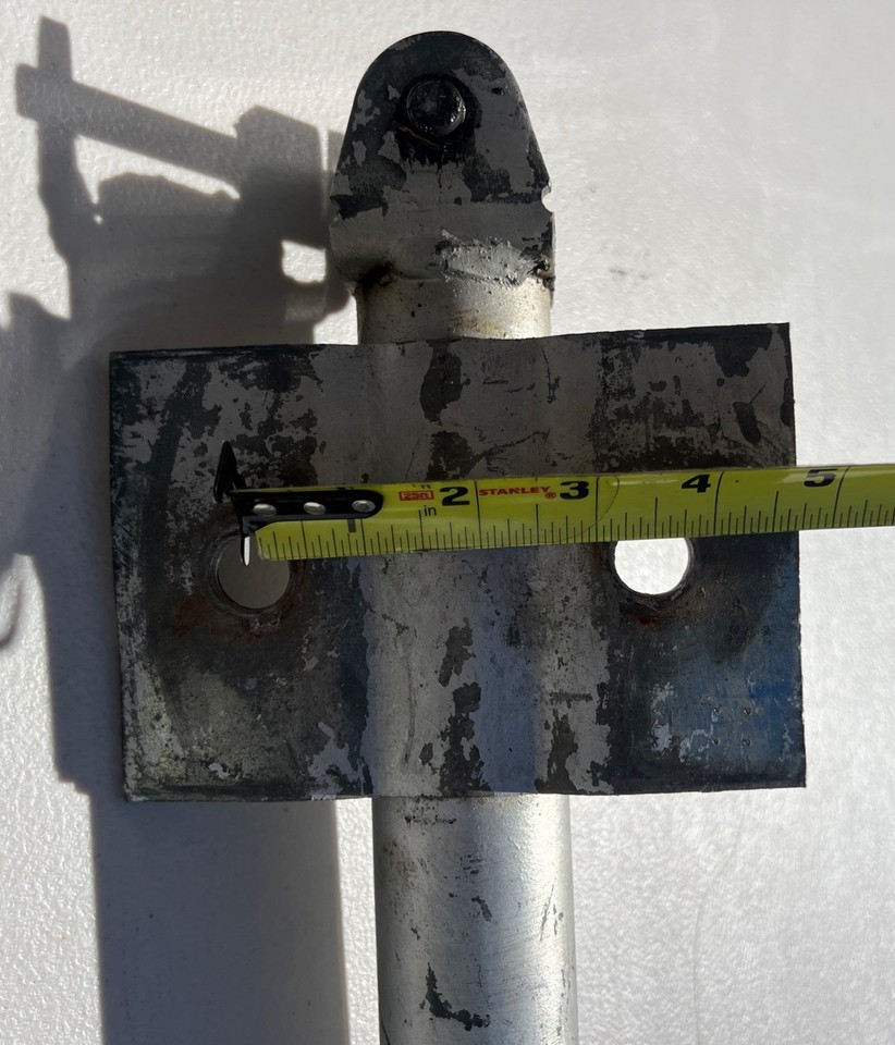 Slide In Pickup Truck Camper Jack Bock Round Shaft See Pics 2 Bolt Hole ...