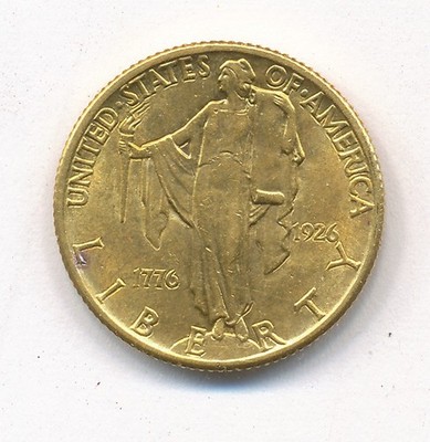 1926 GOLD QUARTER EAGLE COIN COMMEMORATIVE SESQUICENTENNIAL | eBay
