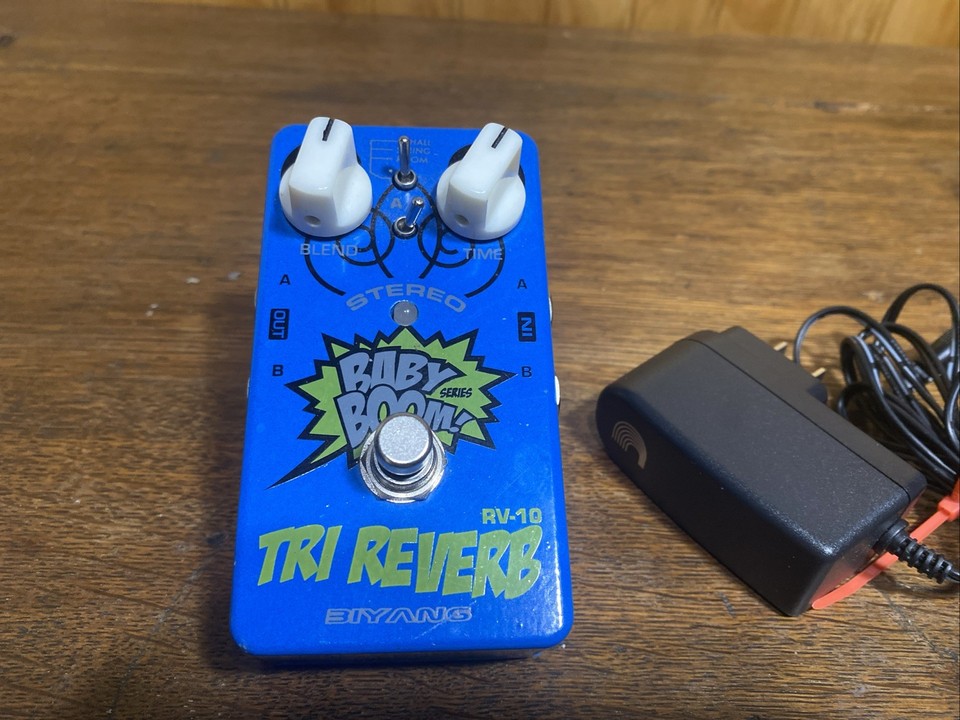 Biyang Tri Reverb RV-10 Stereo Baby Boom Guitar Pedal | eBay