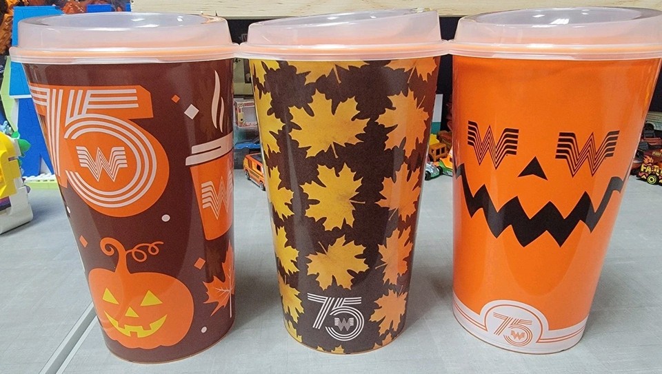 Whataburger Fall Cups Set Of 3 | eBay