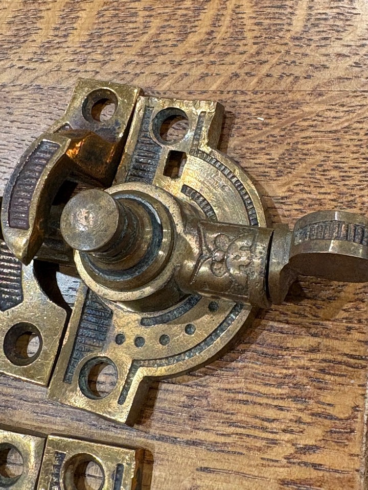Antique Bronze Victorian Eastlake Window Sash Locks/ Latches | eBay