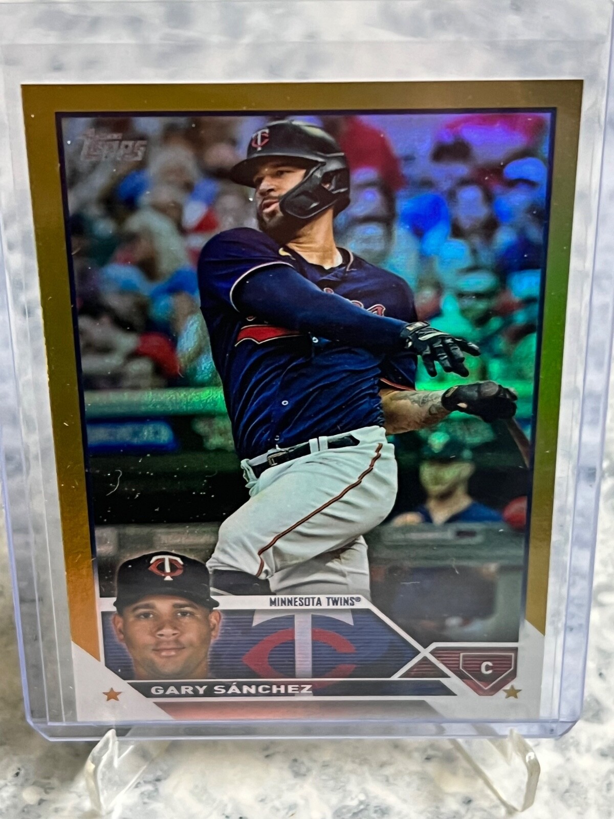 2023 Topps Series 1 Gary Sanchez Gold Foil SP 203 Twins | eBay