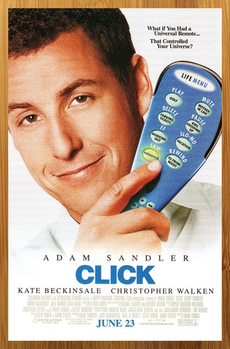 2006 Click Movie Print Ad/Poster Adam Sandler Comedy Official Promo ...