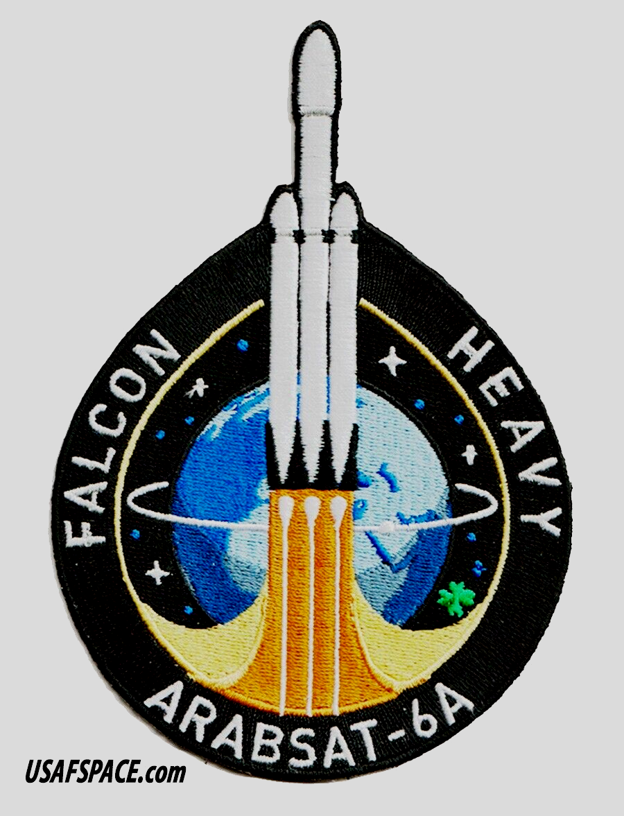Authentic ARABSAT-6A-SPACEX ORIGINAL-FALCON HEAVY Launch SATELLITE ...