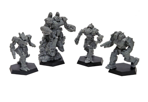Battletech Kell Hounds Striker Lance Mech Pack Mercenaries Nightsky ...