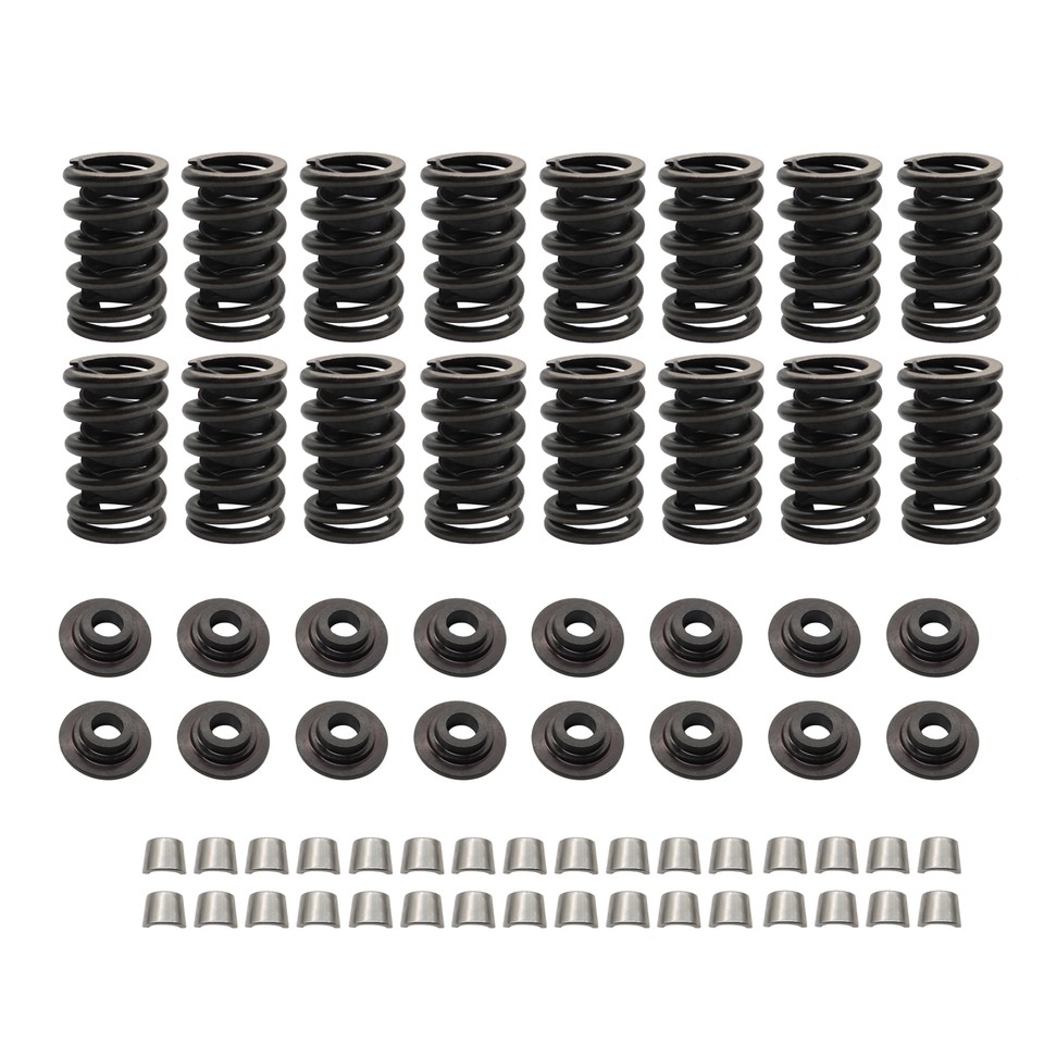 US Valve Springs Kit w/Steel Retainers HD Locks For Chevrolet SBC 327 ...