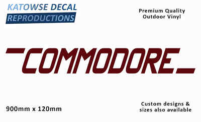 Commodore Caravan Replacement Vinyl Decal Sticker | eBay Australia