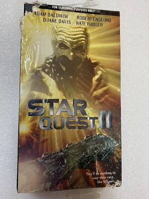 Star Quest 2 Rare Promo Screener Sci-Fi VHS Adam Baldwin | eBay