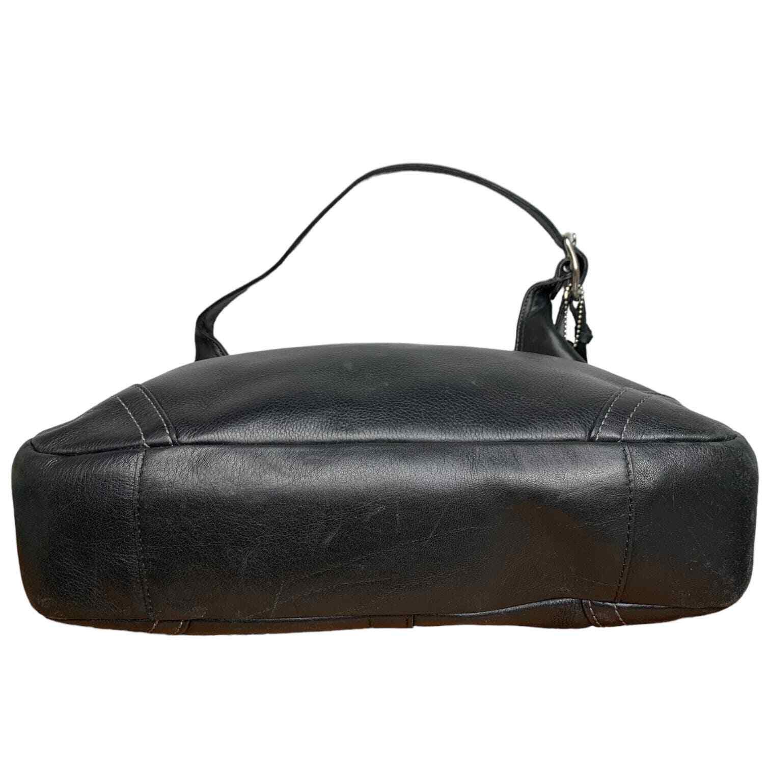 Coach Hamilton Hobo Shoulder Bag Black Leather Saddle… - Gem